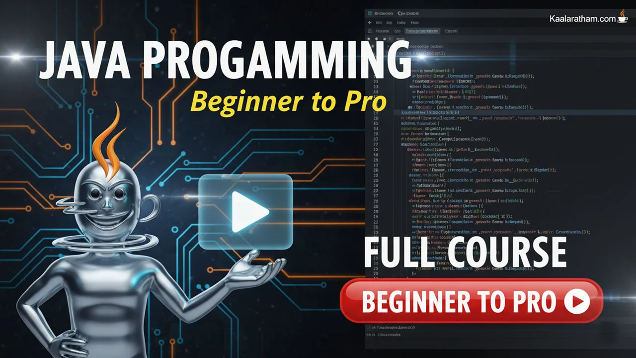 Learn Java in Tamil Free | Complete Beginner to Advanced Course ...